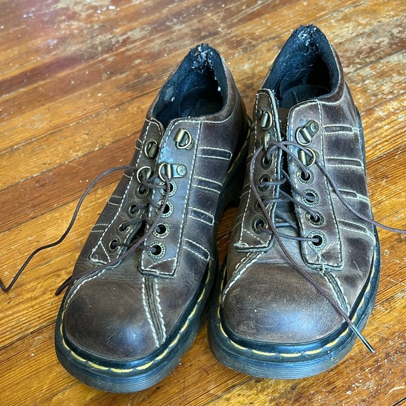 Dr. Martens | Shoes | Vintage Brown Doc Martens Ankle Boots | Poshmark